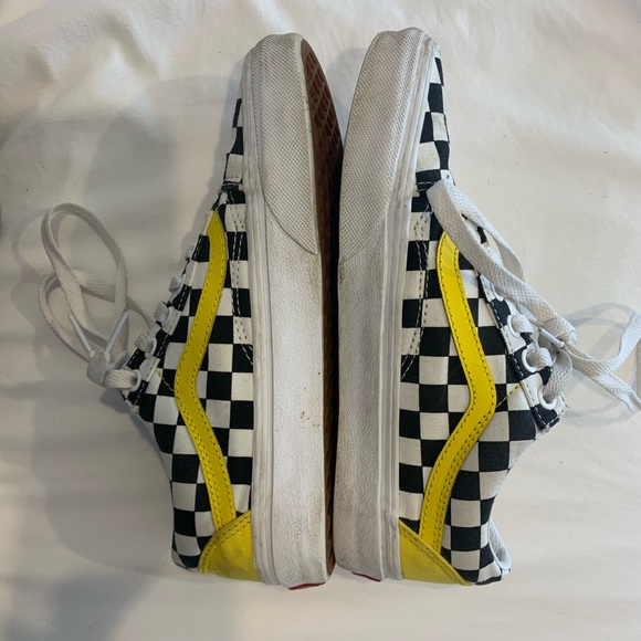 Vans | Shoes | Custom Made Old School Checkered Vans | Poshmark